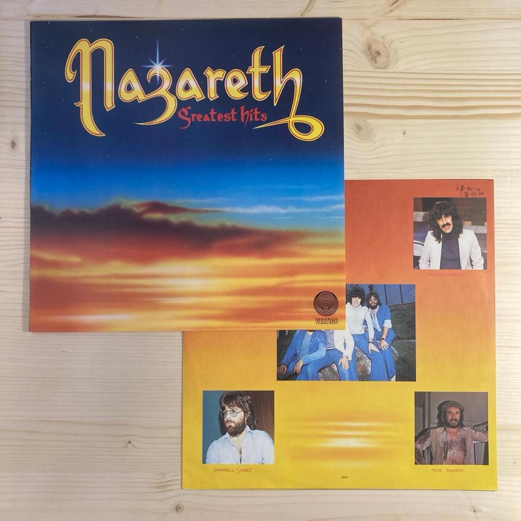 NAZARETH - Greatest Hits - TOUR POSTER + POSTER - HÅRDROCK - Vinylkoll