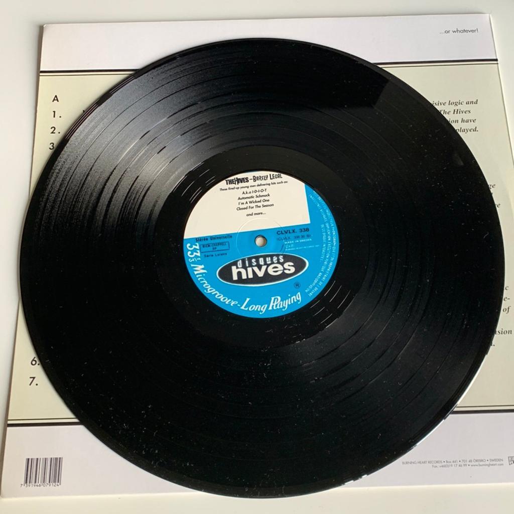 The Hives Barely Legal Mocliff 016 Sverige 1998 Signerad 60