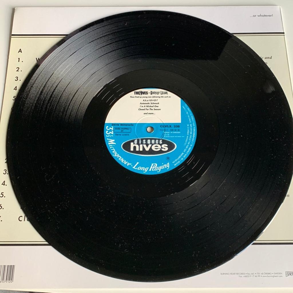 The Hives Barely Legal Mocliff 016 Sverige 1998 Signerad 60