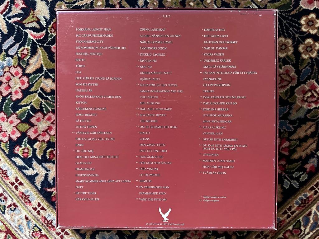 Ulf Lundell - Livslinjen, 8-LP BOX SIGNERAD - Vinylkoll Ulf Lundell - Livslinjen, 8-LP BOX SIGNERAD - Vinylkoll